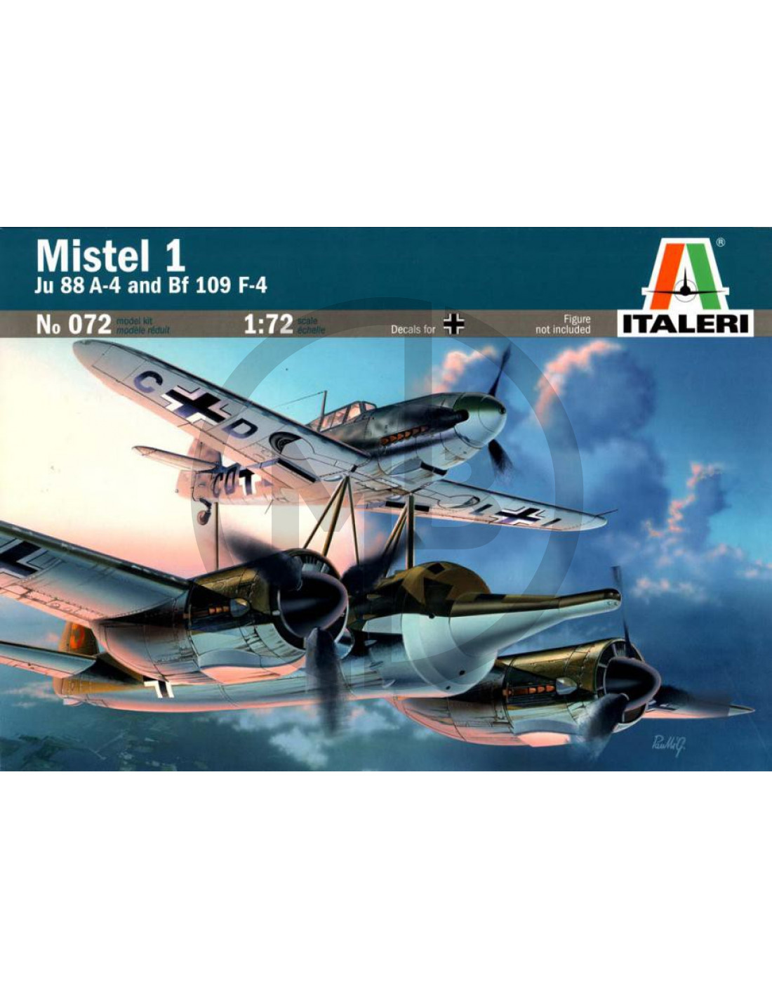 Mistel 1 JU 88 A-4 and BF109F-4