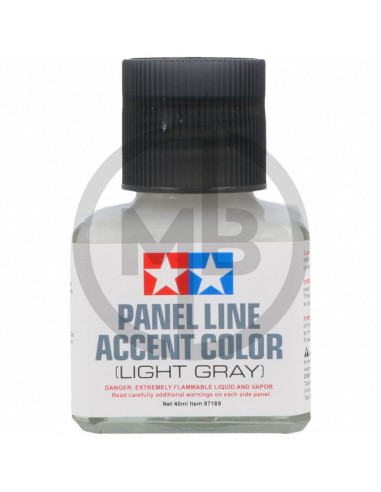Panel line accent light gray