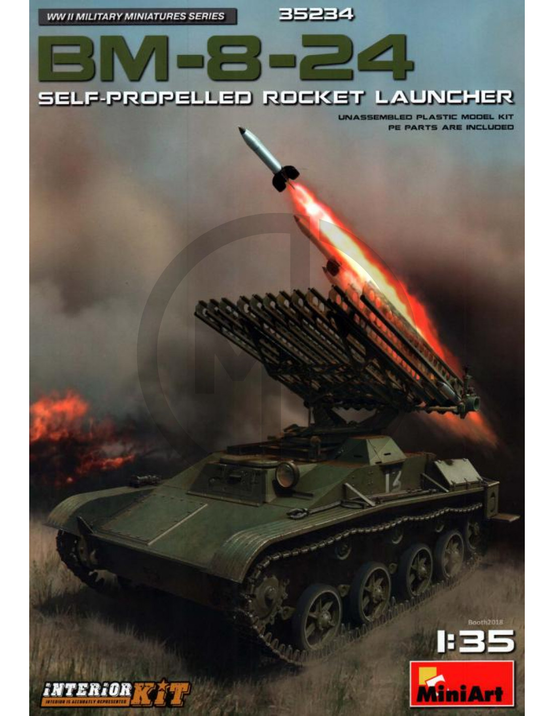 BM-8-24 self-propelled rocket launcher