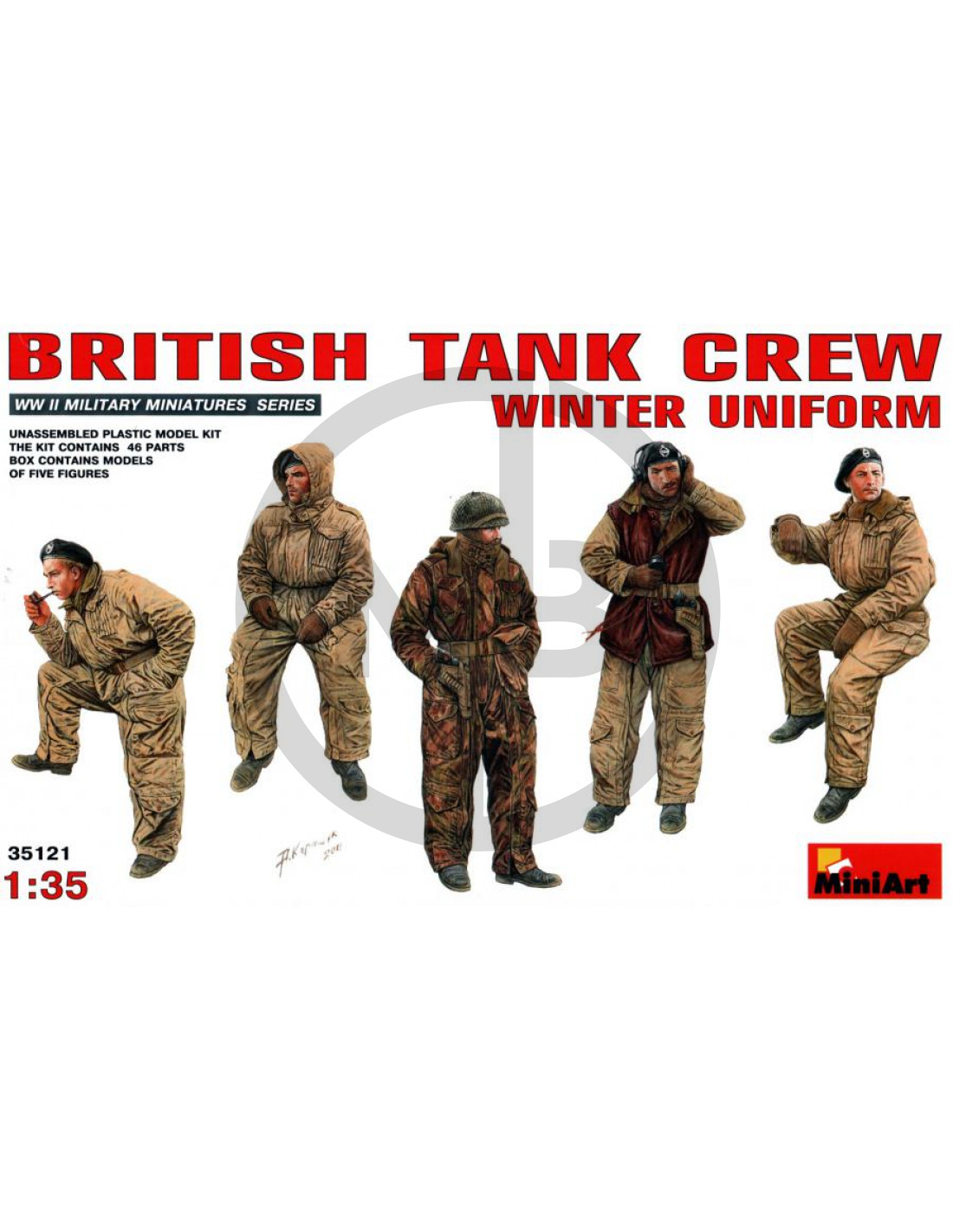 British tank crew winter uniform