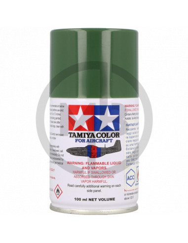 Dark green aircraft spray paint