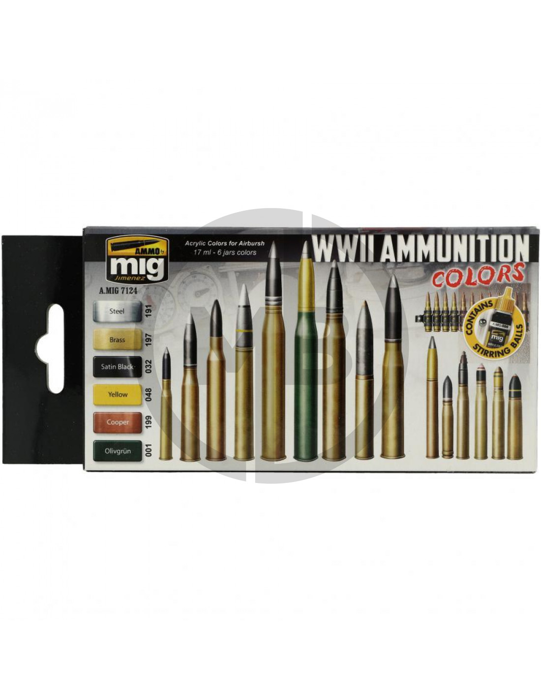 WWII Ammunition colors