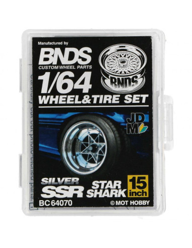 Wheel set silver SSR Star Shark