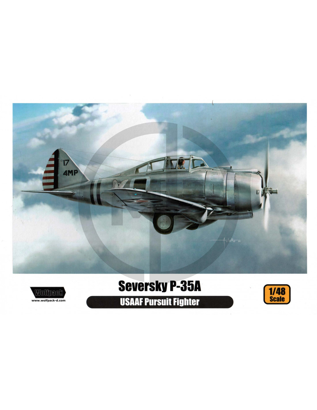 Seversky P-35A USAAF Pursuit Fighter