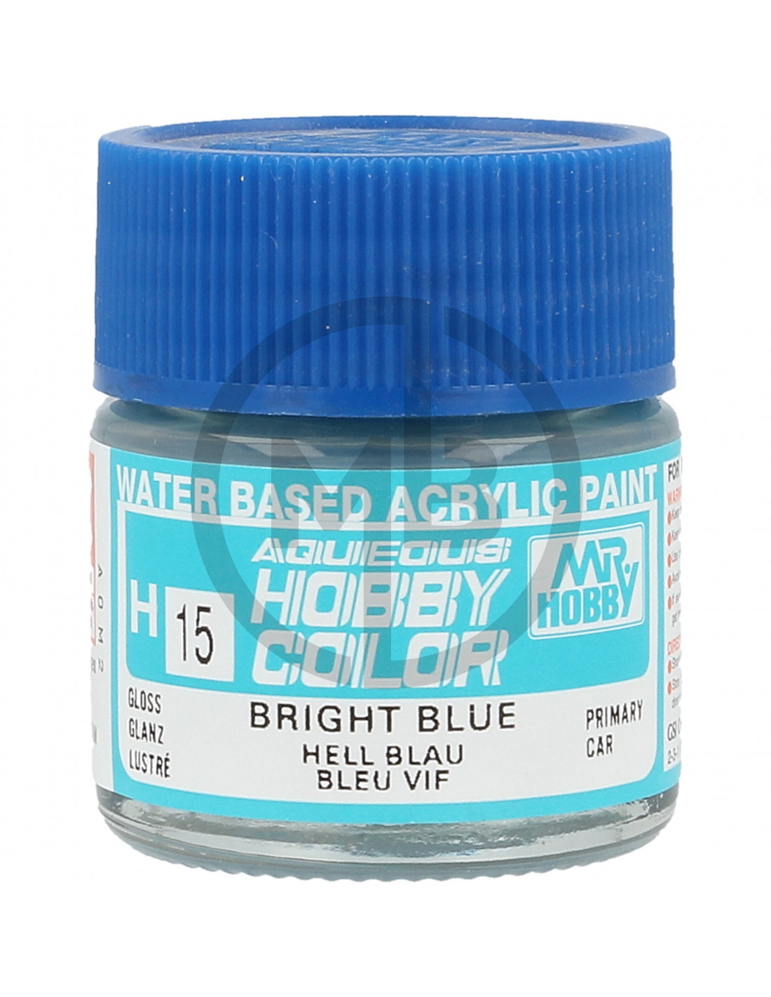Gloss bright blue H15 Aqueous Hobby Color 10ml