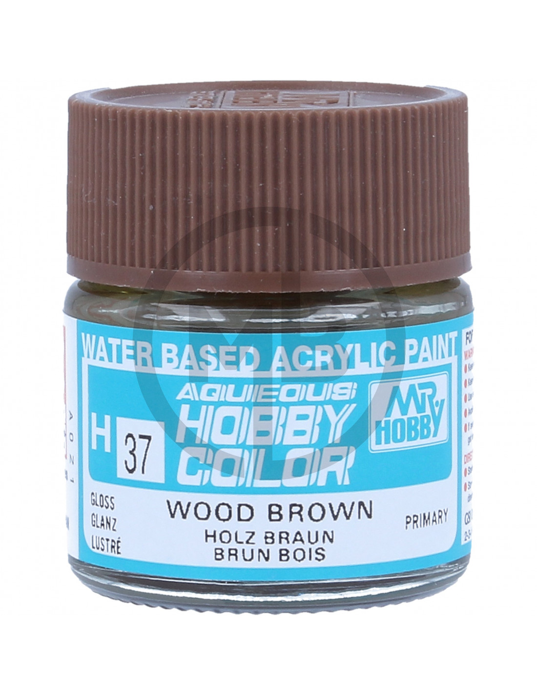 Gloss wood browm H37 Aqueous Hobby Color 10ml