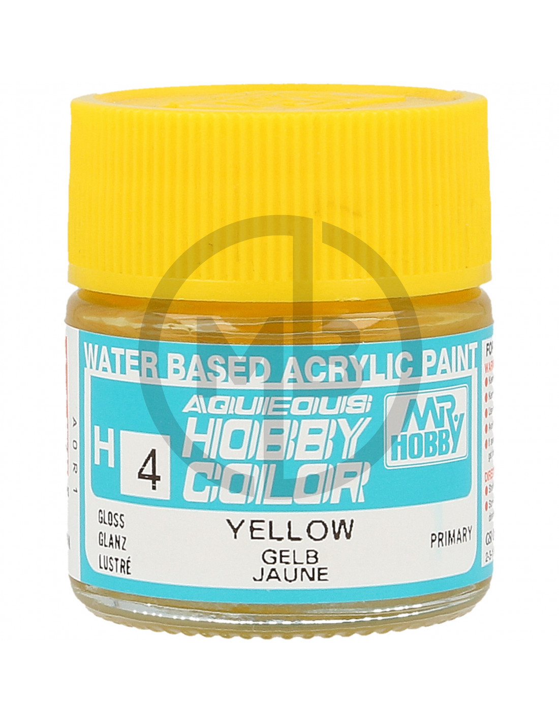 Gloss yellow H4 Aqueous Hobby Color 10ml
