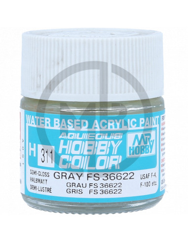 Semi gloss gray FS36622 H311 Aqueous Hobby Color 10ml