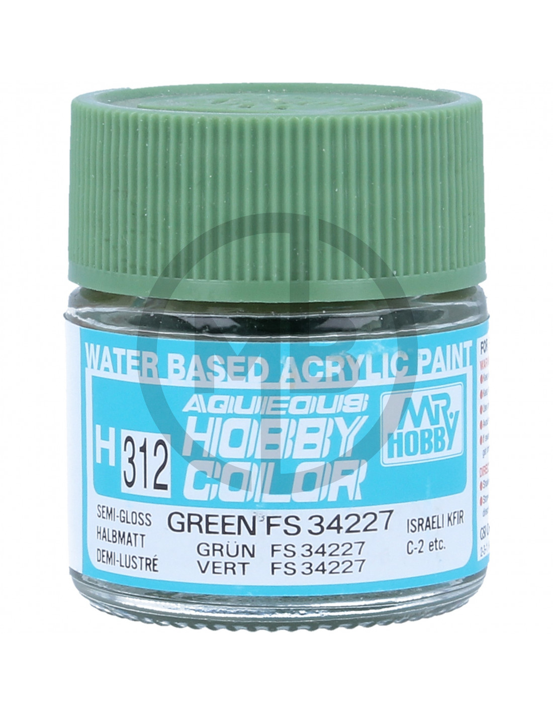 Semi Gloss Green FS34227 H312 Aqueous Hobby Color 10ml