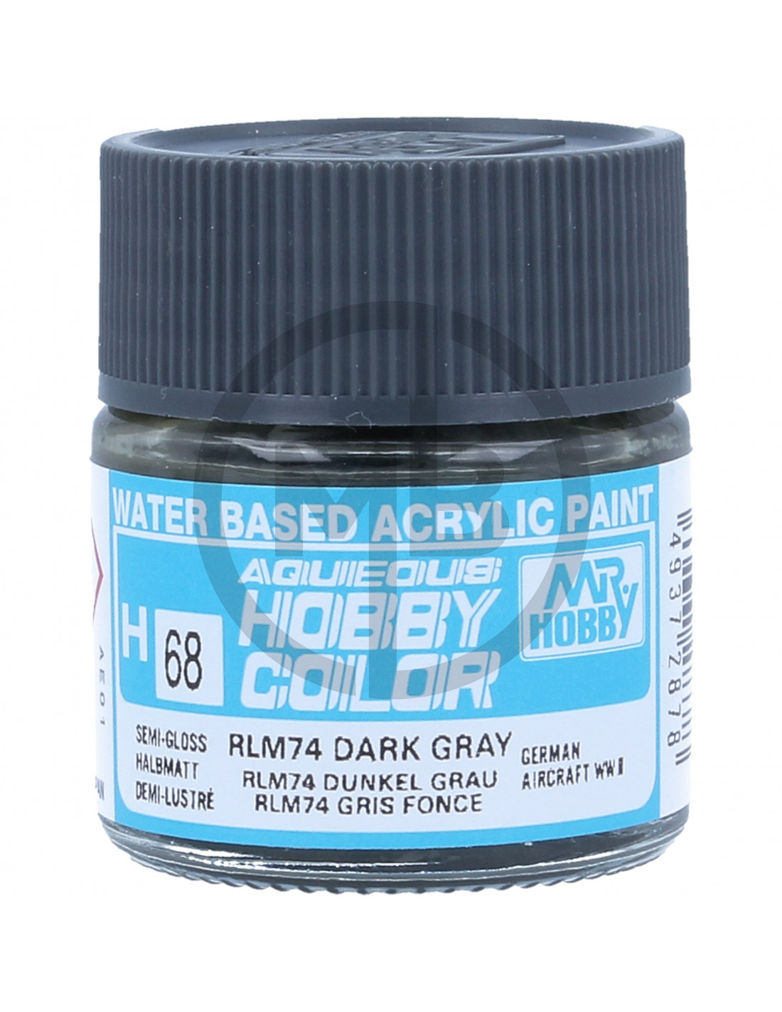 Semi gloss RLM74 dark gray H68 Aqueous Hobby Color 10ml