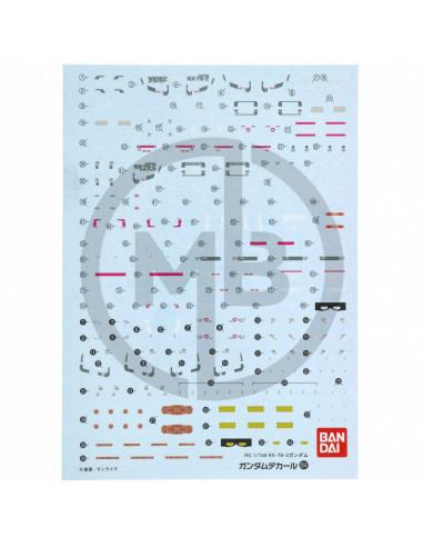 Gundam RX-78-2 Decals