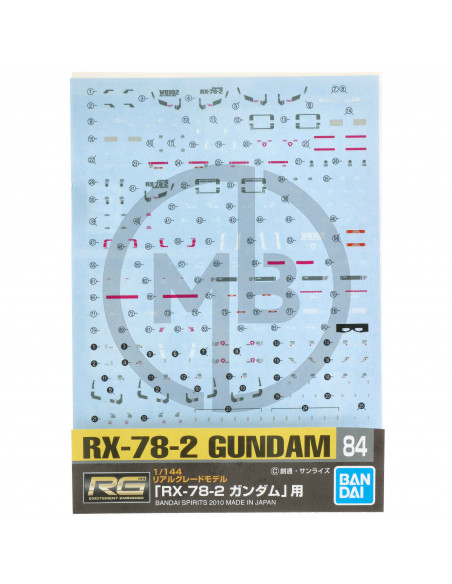 Gundam RX-78-2 Decals