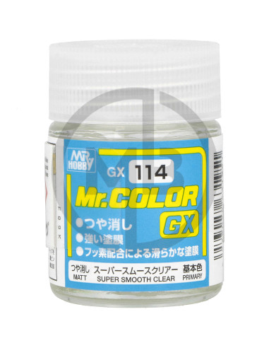 Flat Super Smooth Clear GX114 18ml