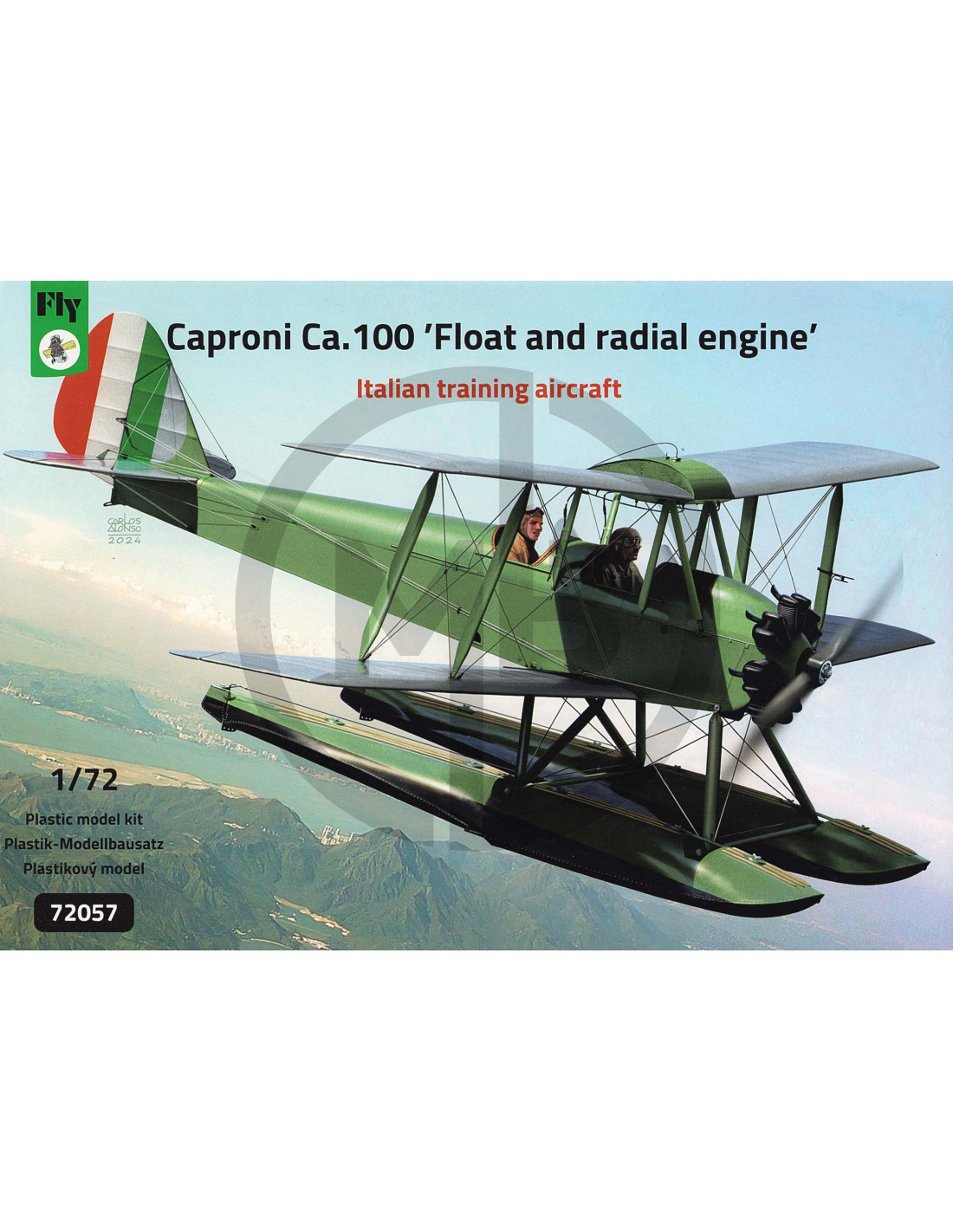 Caproni Ca.100 Float and radial engine