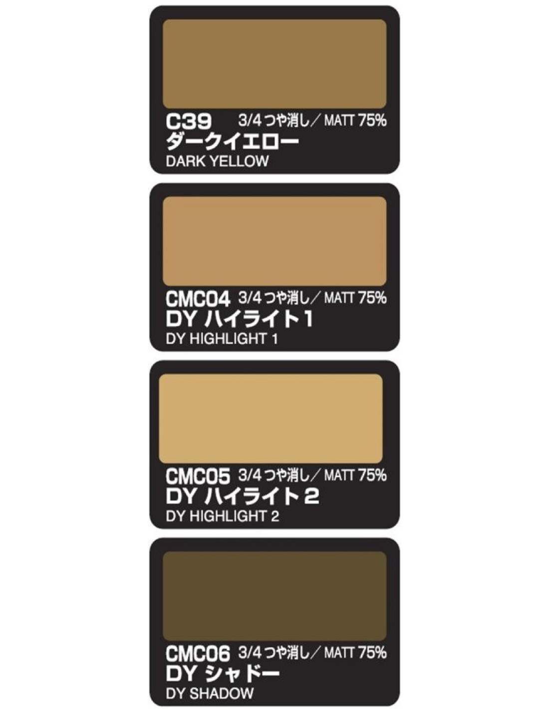 Color Modulation Set dark yellow