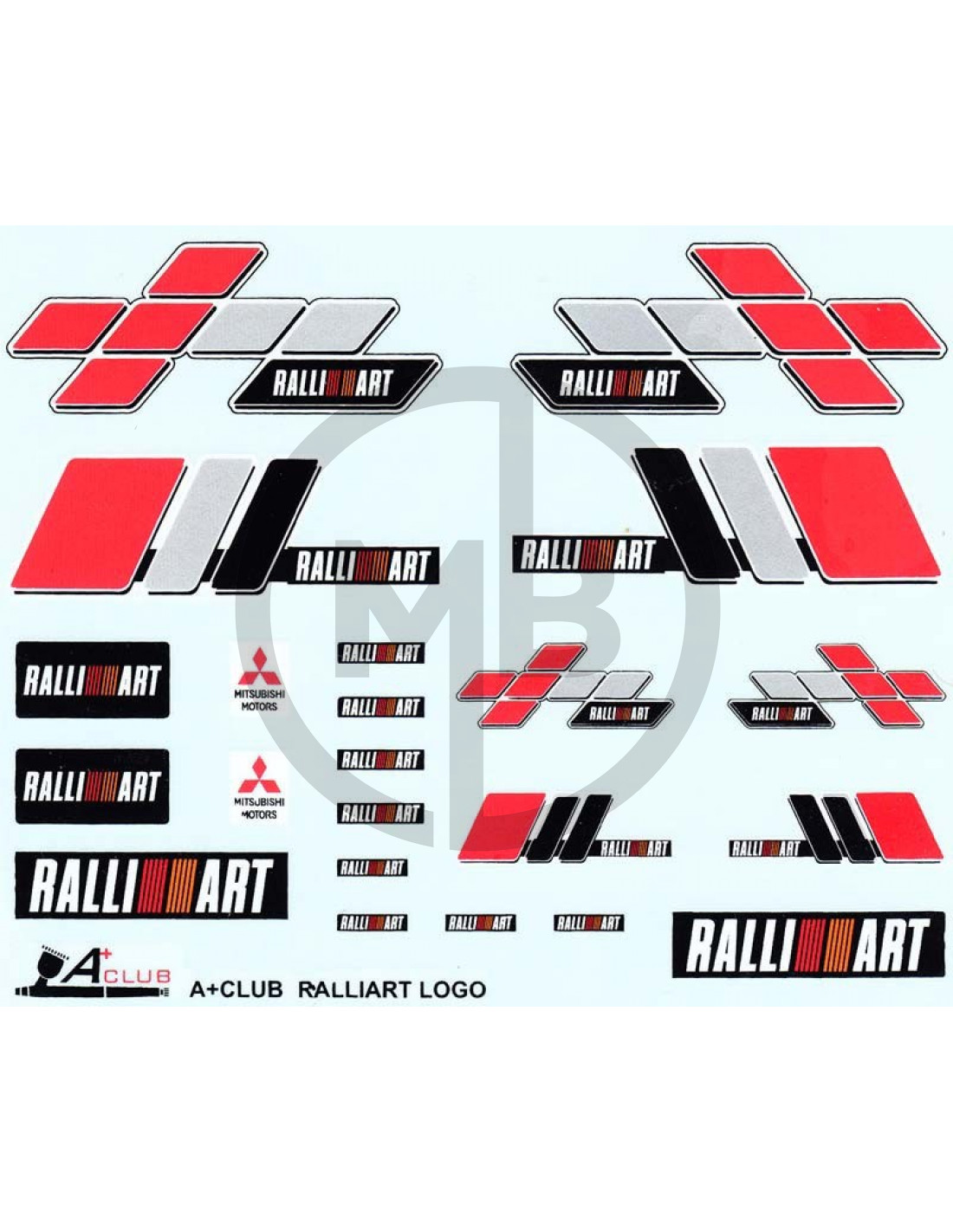 Decals Ralliart
